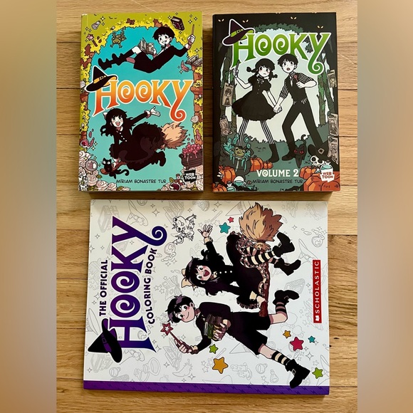 WebToon | Toys | 3book Hooky Gift Pack Hooky 2 And Coloring Book | Poshmark